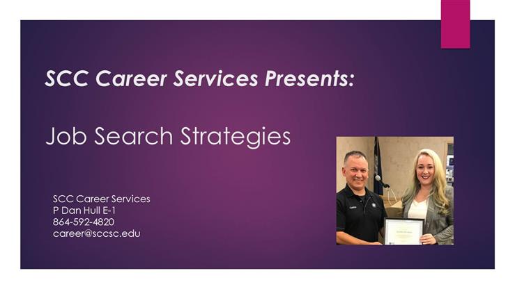Career Services - Job Search Strategies Workshop