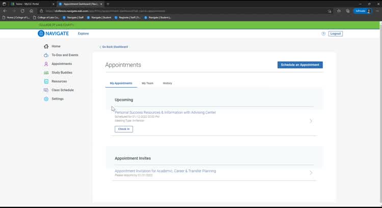Student Navigate Overview