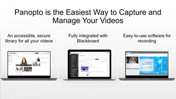 Panopto Basic Faculty Training for UHD - 11/3/2021