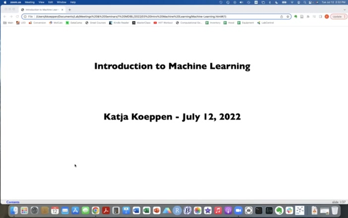 Introduction to Machine Learning Concepts