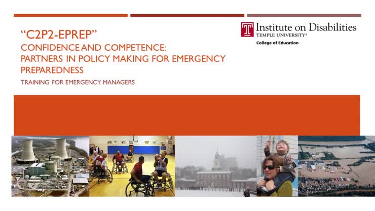 Emergency Planning with PWD: Module 4 - Laws and Regulations