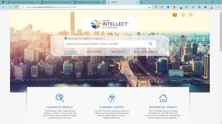 Mergent Intellect Workshop October 2021