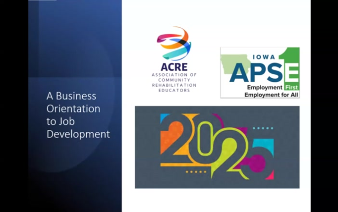 Iowa APSE Job Development Virtual