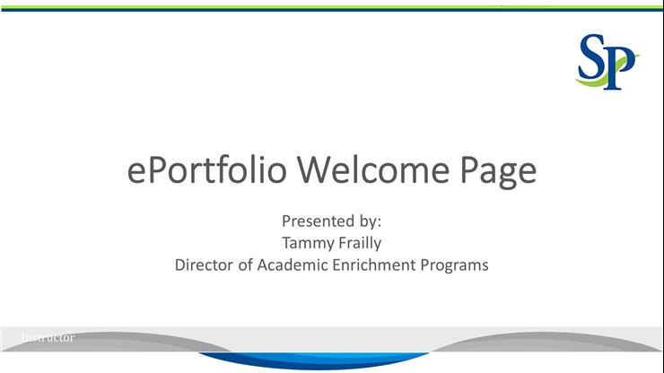 ACA-122 M4 ePortfolio Welcome