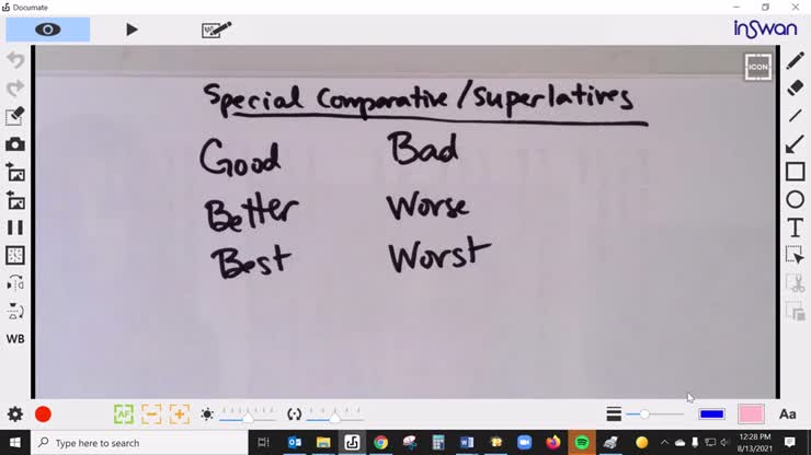 Good better best, Bad worse worst intro