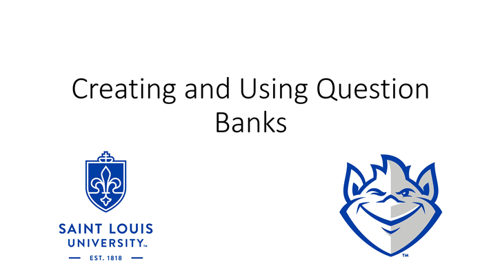 Creating Question Banks in Canvas