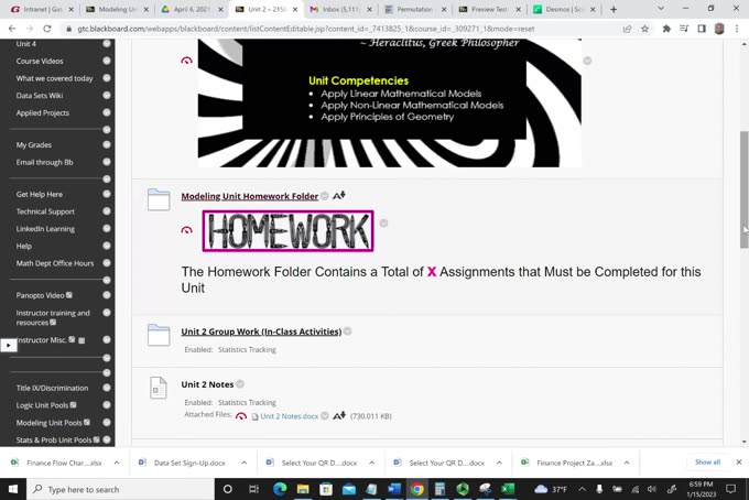 Financial Applicatons Homework