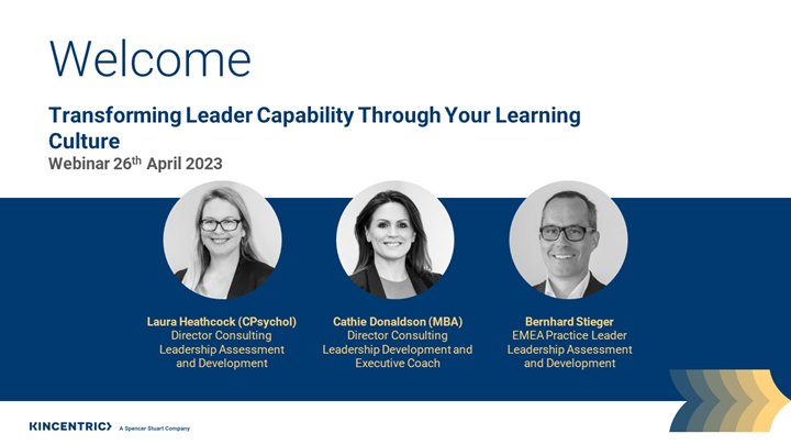 Transforming Leader Capability through your Learning Culture