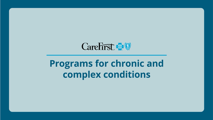 CareFirst - Programs for Chronic Conditions