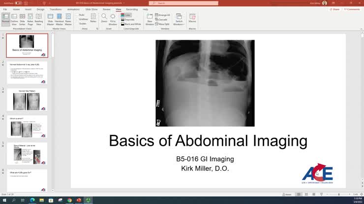 B5-016 Basics of Abdominal Imaging