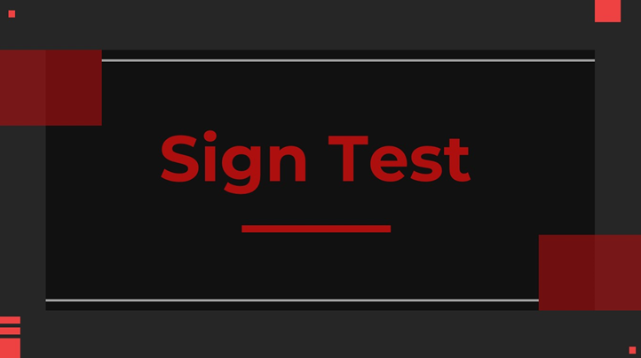 Sign Test
