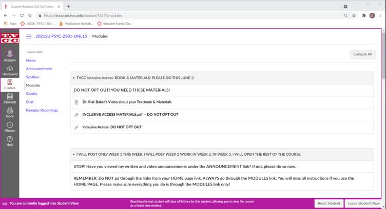 All About The Modules & Digital Textbook, Etc...