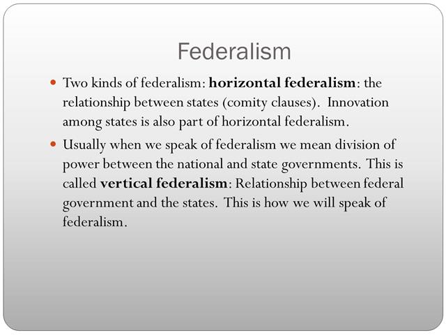 Federalism
