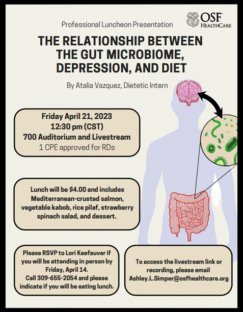 The Relationship Between the Gut Microbiome, Depression and Diet