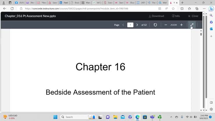 RESP 1115 - Module 8 - Chapter 16 Lecture