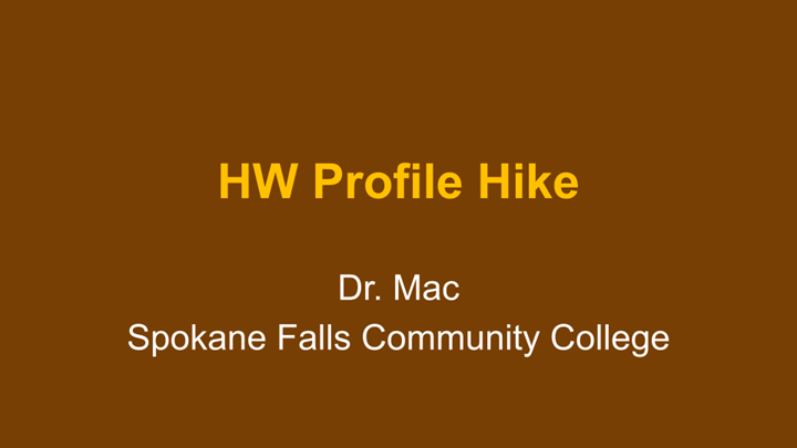 HW Profile Hike