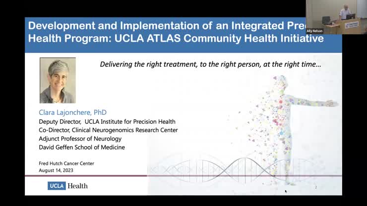 Precision Oncology UCLA ATLAS Seminar