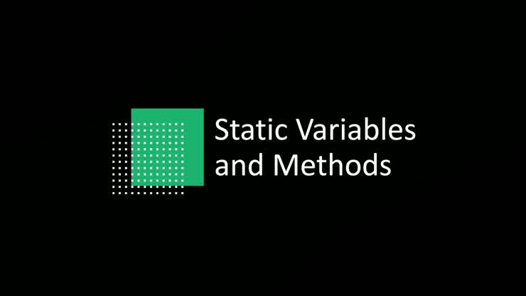 CS 240 - Static Variables and Methods