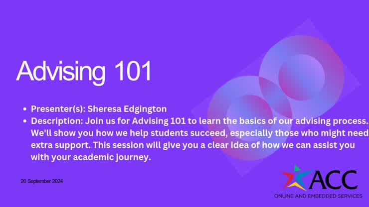 Advising 101_2024 Virtual Fall Student Symposium