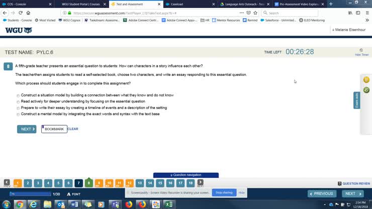 Pre-Assessment Question 8