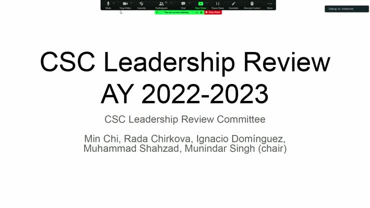 CSC Leadership Review