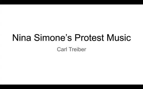 Nina Simone's Protest Music