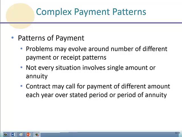 BUS 320 9.18 Complex Payment Pattern