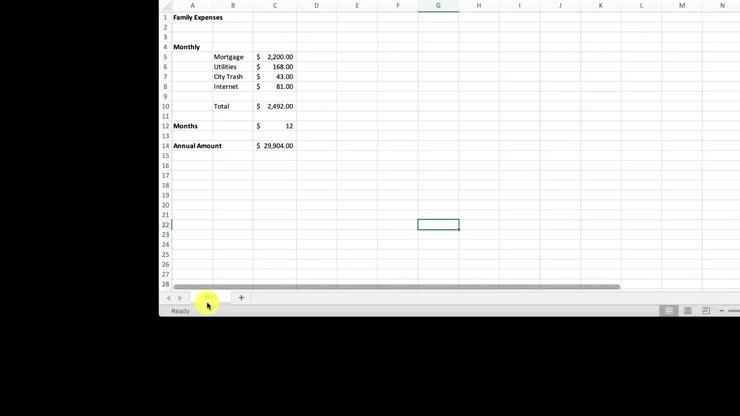 BUS5900 Wk2 Excel Assignment