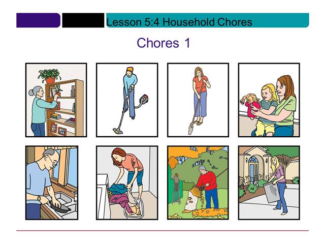 Lesson 5.4 Talking about Chores