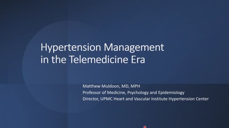 Hypertension Management in the Telemedicine Era- Matthew Muldoon- UIM