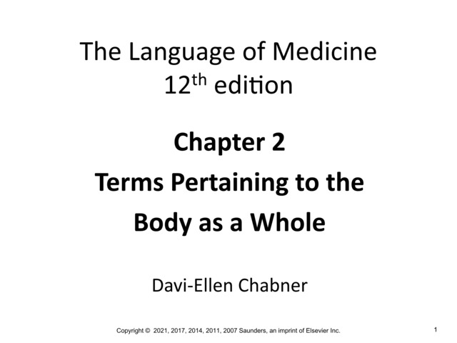 Chapter 2 Lecture