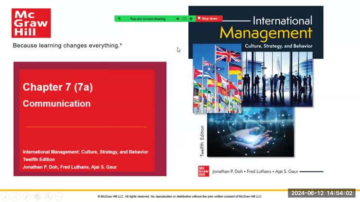 MGT-4073-01T-240612 Chapter 7a Communicating Across Cultures