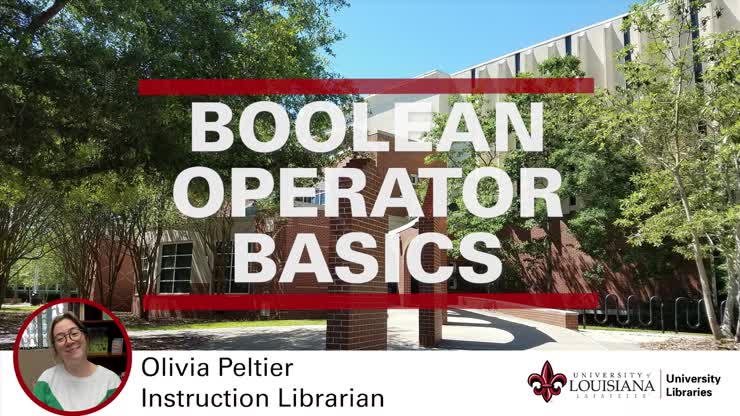 Boolean Operator Basics