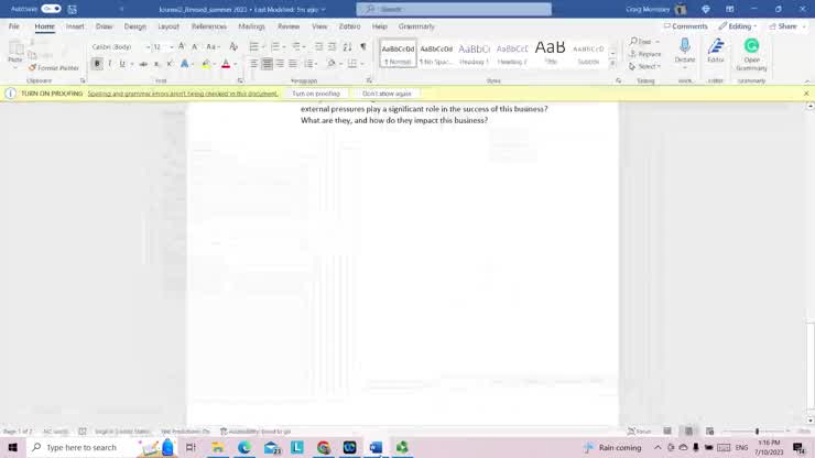 Journal 2 - Instructions