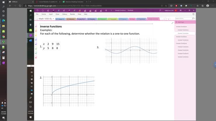 One-to-one functions