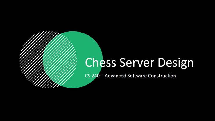 CS-240 - Chess Server Design - Introduction