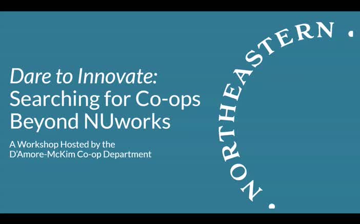Dare to Innovate: Searching for Co-ops Beyond NUworks