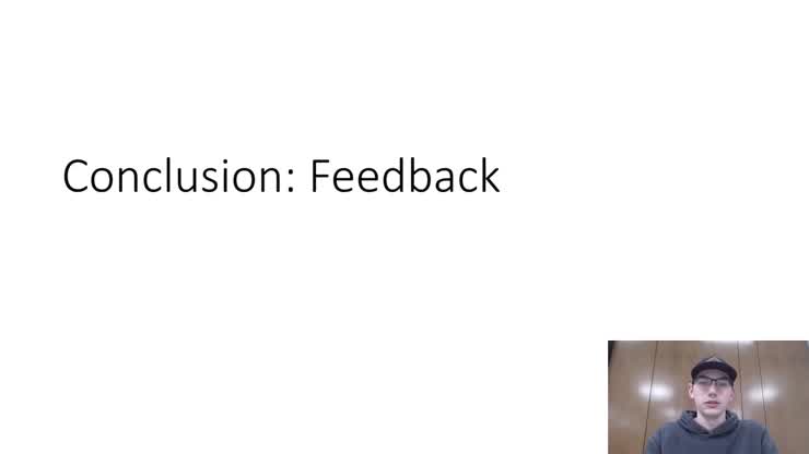CAT Feedback 8 Conclusion
