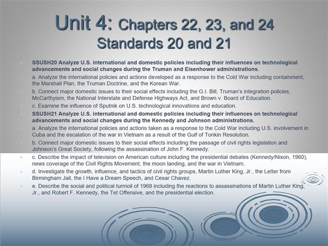 USH112 Unit 4 Lecture