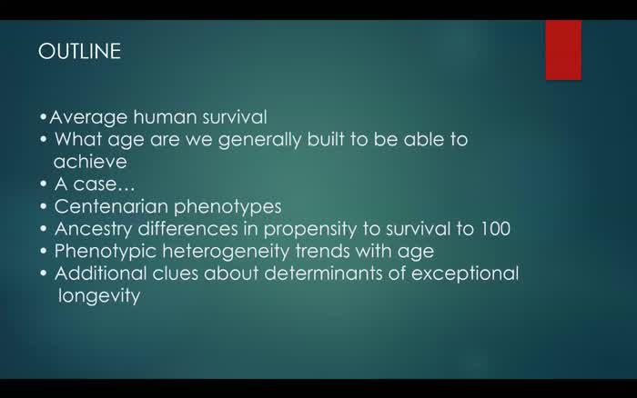 10.24.25- 'Exceptional Longevity- What's It Really Like? Centenarians ...