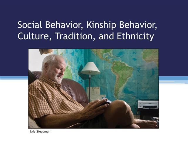 Social Behavior and Sacrifice