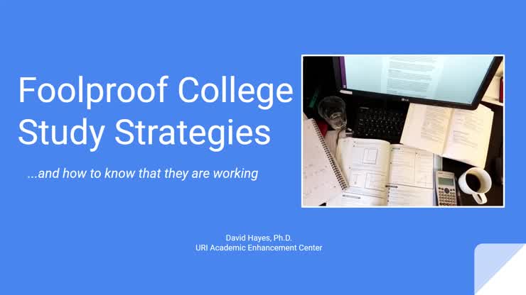 URI 101 Four Study Strategies Draft