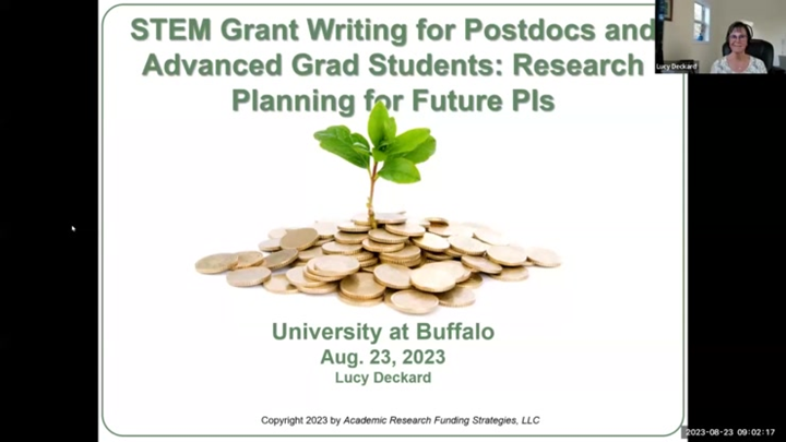 Grant Writing for STEM Fields: Research Planning for Future PIs