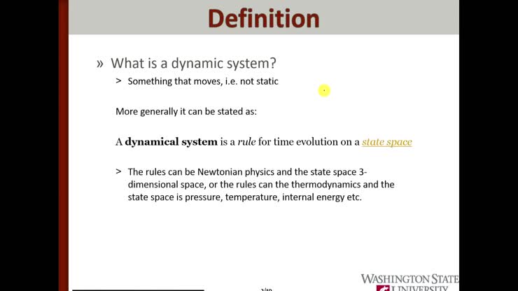 Lecture 2 - Dynamic Systems