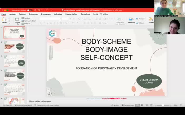 body scheme, body image, self concept