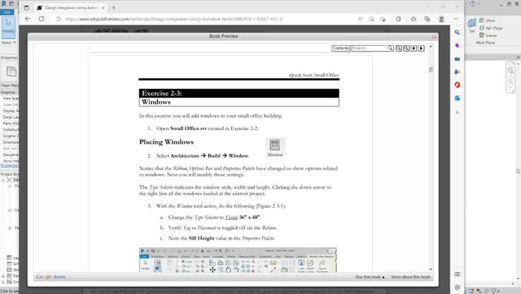 ARC 225 Lesson 2 Exercise 2-3 Windows