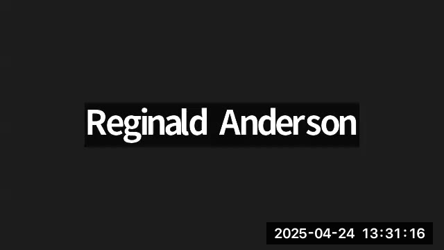 AG@PUI 2025-04-24: Reginald Anderson