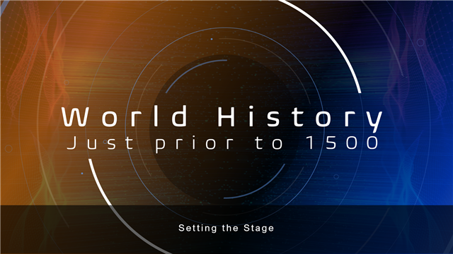 World History Prior to 1500 Americas
