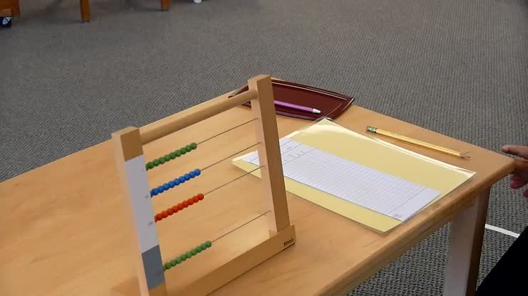 Small Bead Frame: Addition with memorized facts