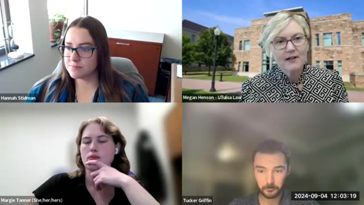 UTulsa Law Admissions Webinar Wednesday